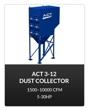 Cartridge Dust Collectors | A.C.T. Dust Collectors